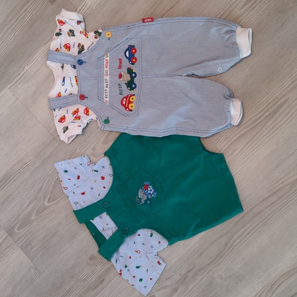 Baby Togs | Matching Sets | Vintage Car Overalls And Sports Overalls ...